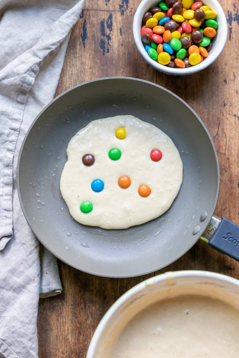 M&M Pancakes • You Say Potatoes