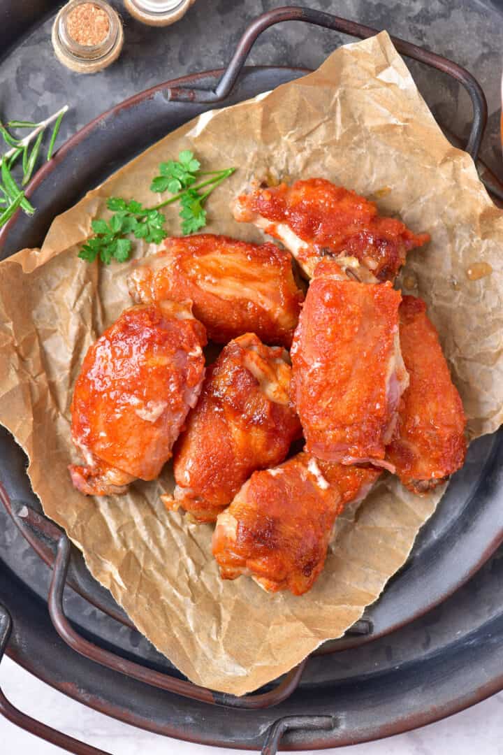 Bacon Wrapped Chicken Wings • You Say Potatoes