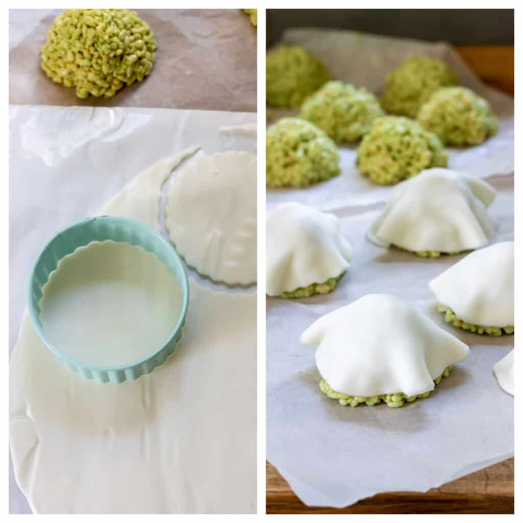 Ghost Halloween Rice Krispie Treats • You Say Potatoes