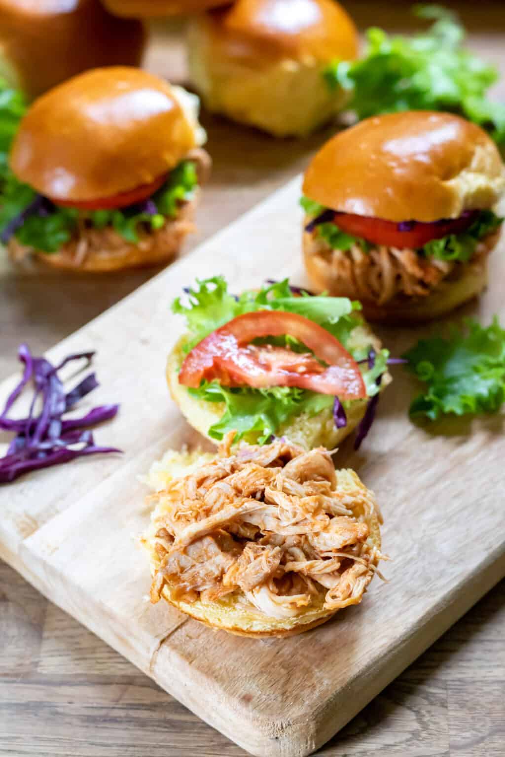 BBQ Pulled Chicken Sandwich • You Say Potatoes