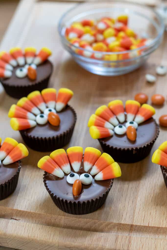 Turkey Peanut Butter Cups • You Say Potatoes