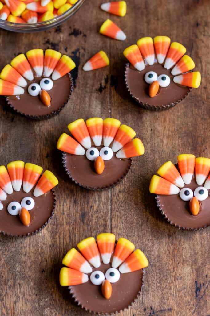 Turkey Peanut Butter Cups • You Say Potatoes