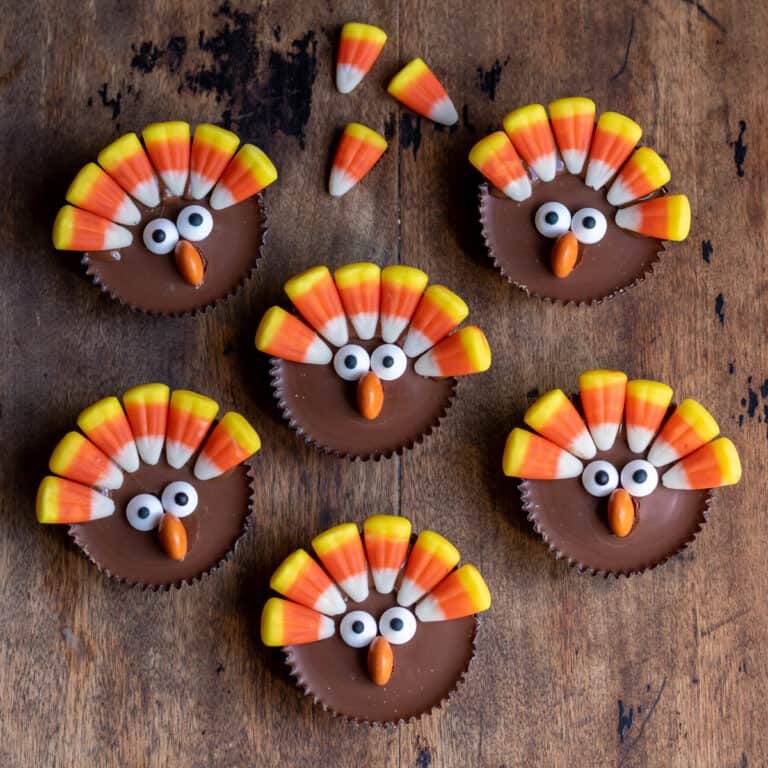 Turkey Peanut Butter Cups • You Say Potatoes