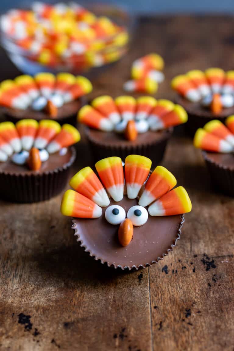 Turkey Peanut Butter Cups • You Say Potatoes