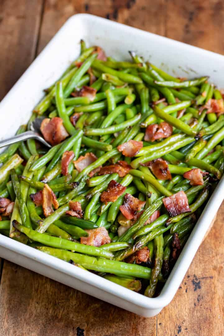 Arkansas Green Beans with Bacon • You Say Potatoes