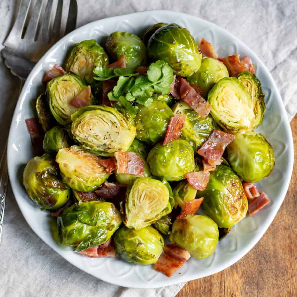 Microwave Brussels Sprouts • You Say Potatoes