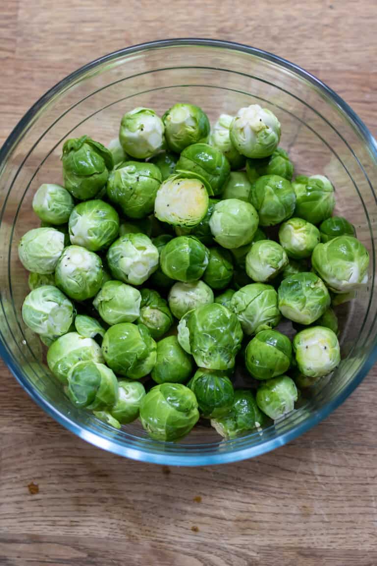 Microwave Brussels Sprouts • You Say Potatoes