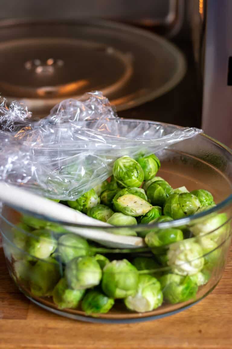 Microwave Brussels Sprouts • You Say Potatoes
