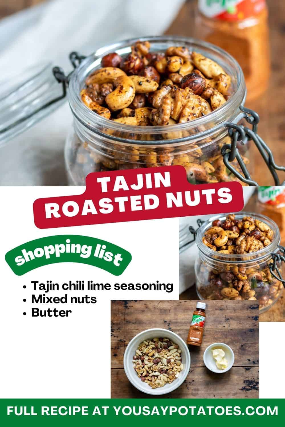 Roasted Tajin Nuts (Chili-Lime) • You Say Potatoes