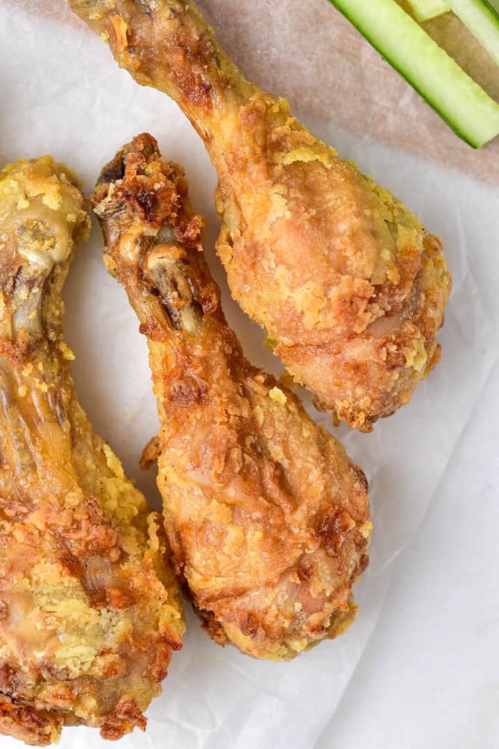 Crispy Deep Fried Chicken Legs • You Say Potatoes