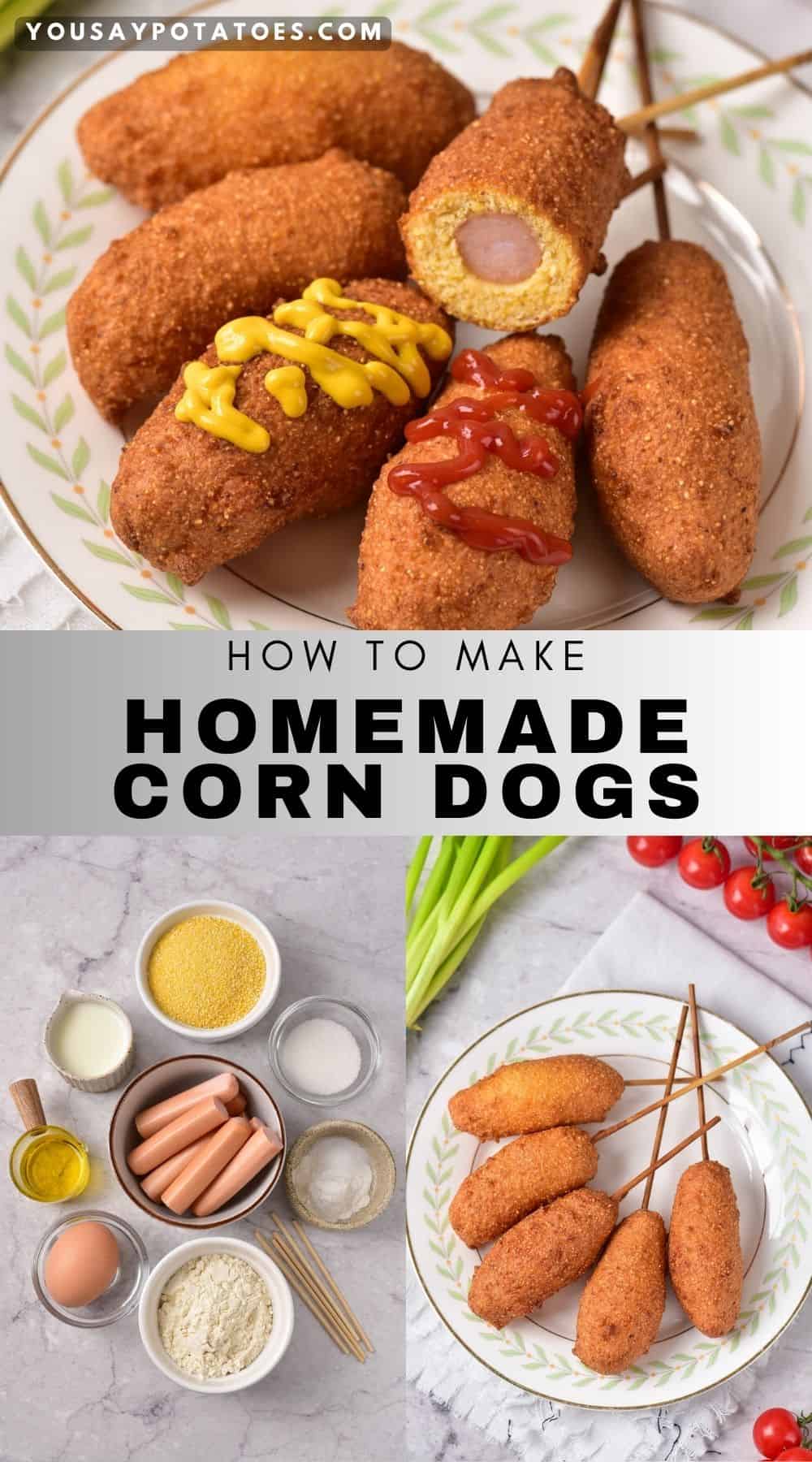 Homemade Corn Dogs • You Say Potatoes
