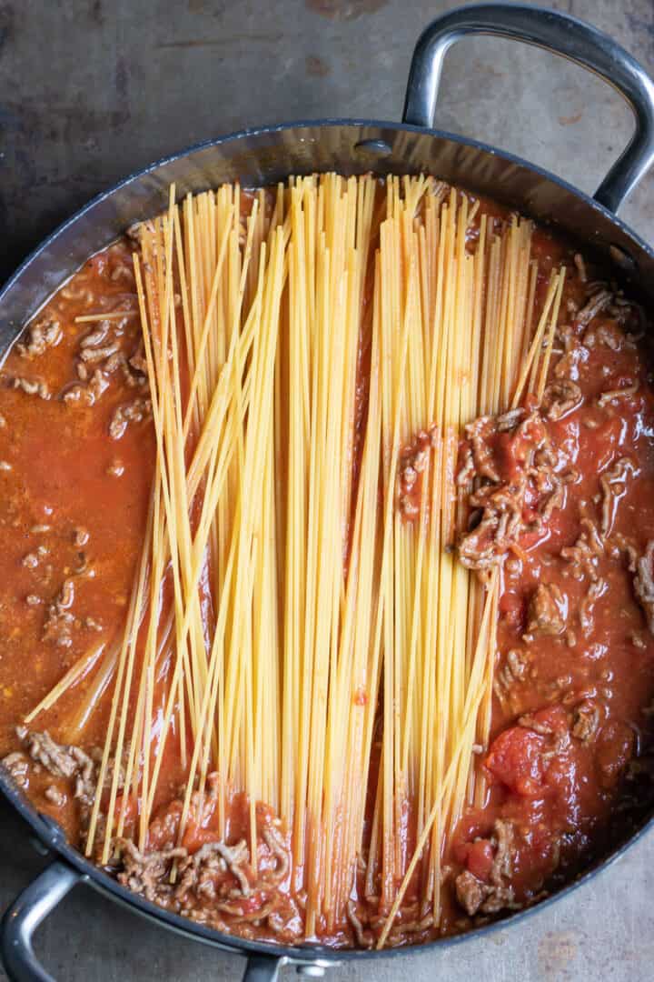 Mexican Spaghetti • You Say Potatoes