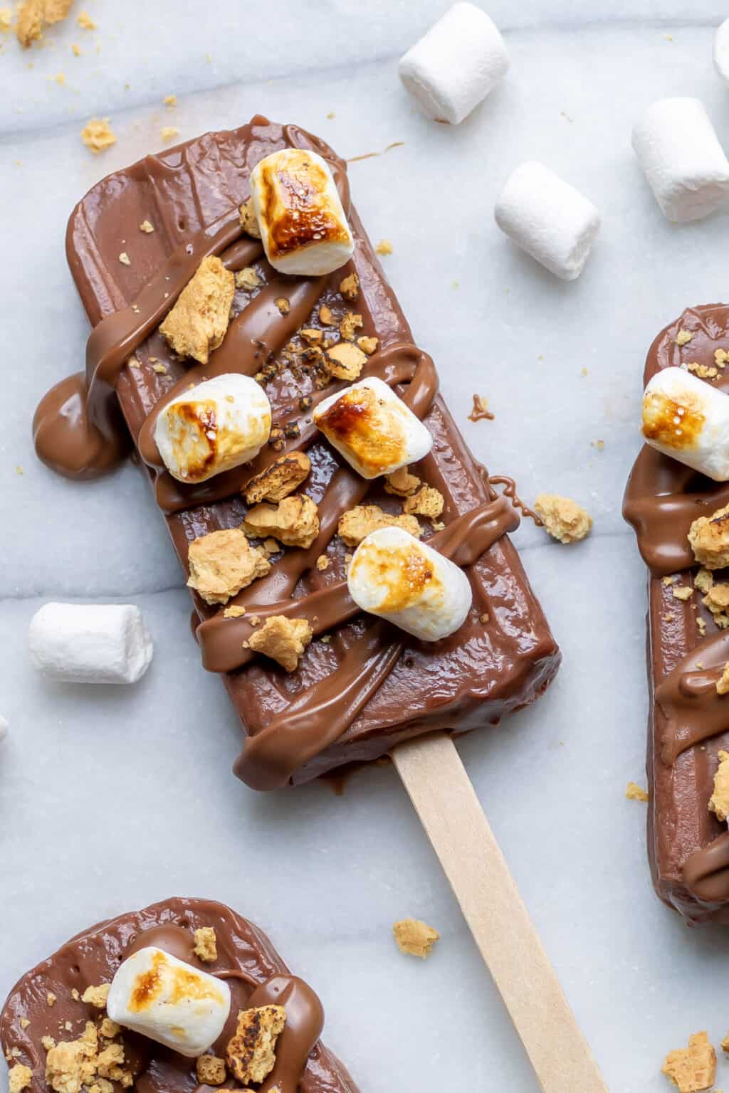 S'mores Pudding Pops • You Say Potatoes