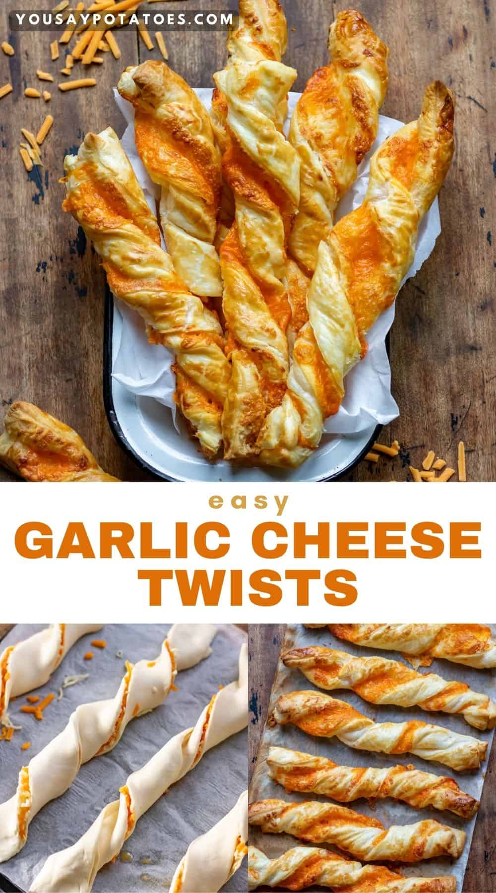 Garlic Cheese Twists • You Say Potatoes