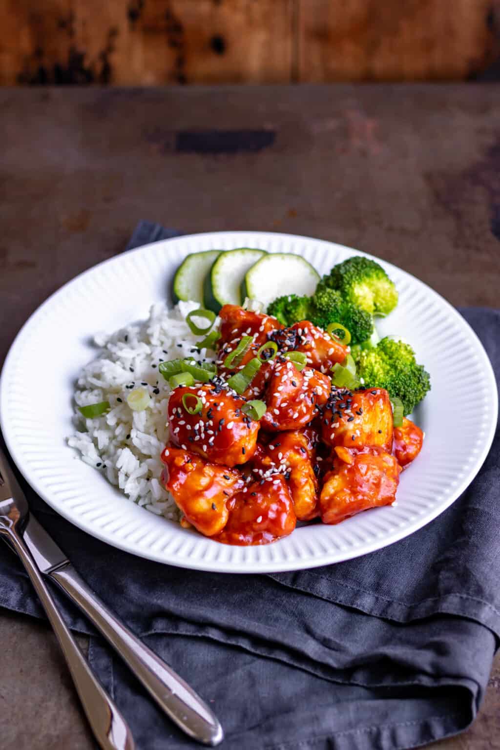 Korean Gochujang Chicken • You Say Potatoes