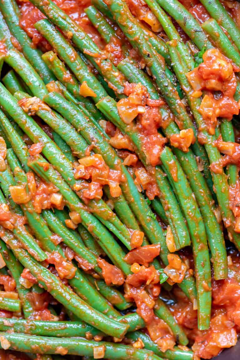 Spanish Green Beans • You Say Potatoes