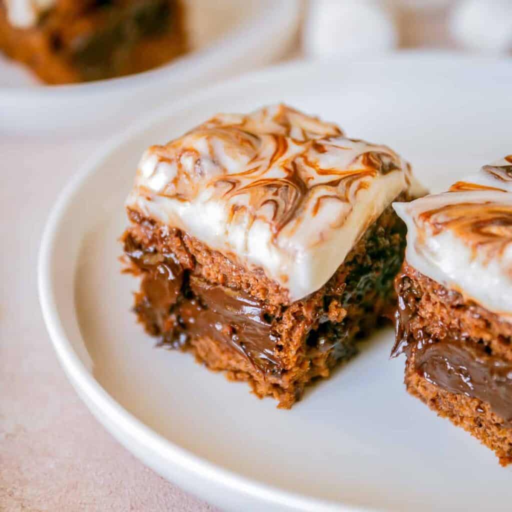 Marshmallow Chocolate Cake • You Say Potatoes