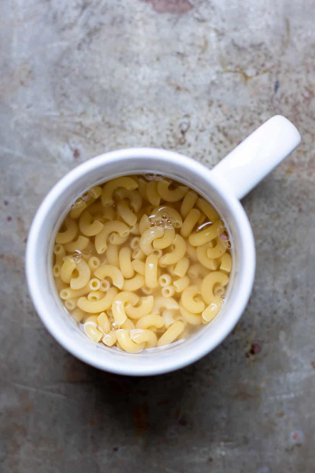 Microwave Mug Mac n Cheese for 1 • You Say Potatoes