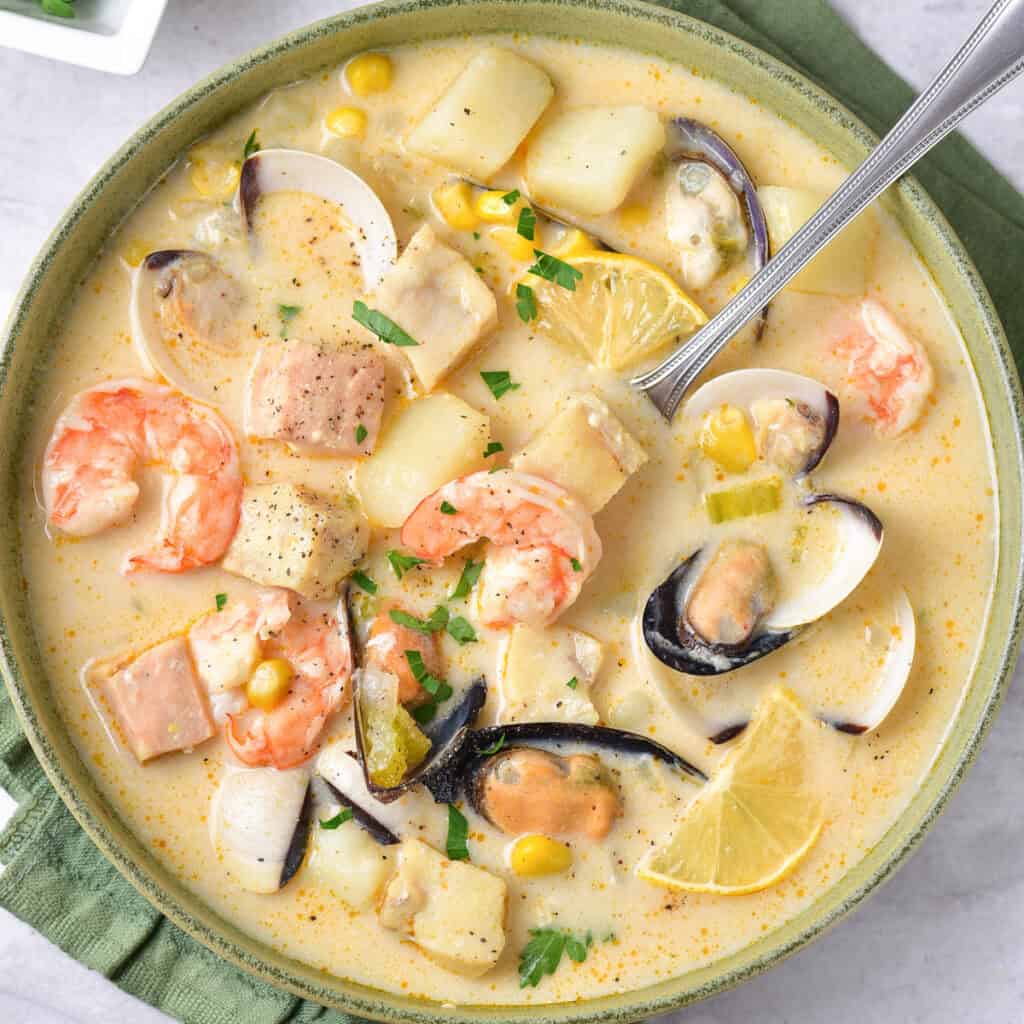 Seafood Chowder • You Say Potatoes