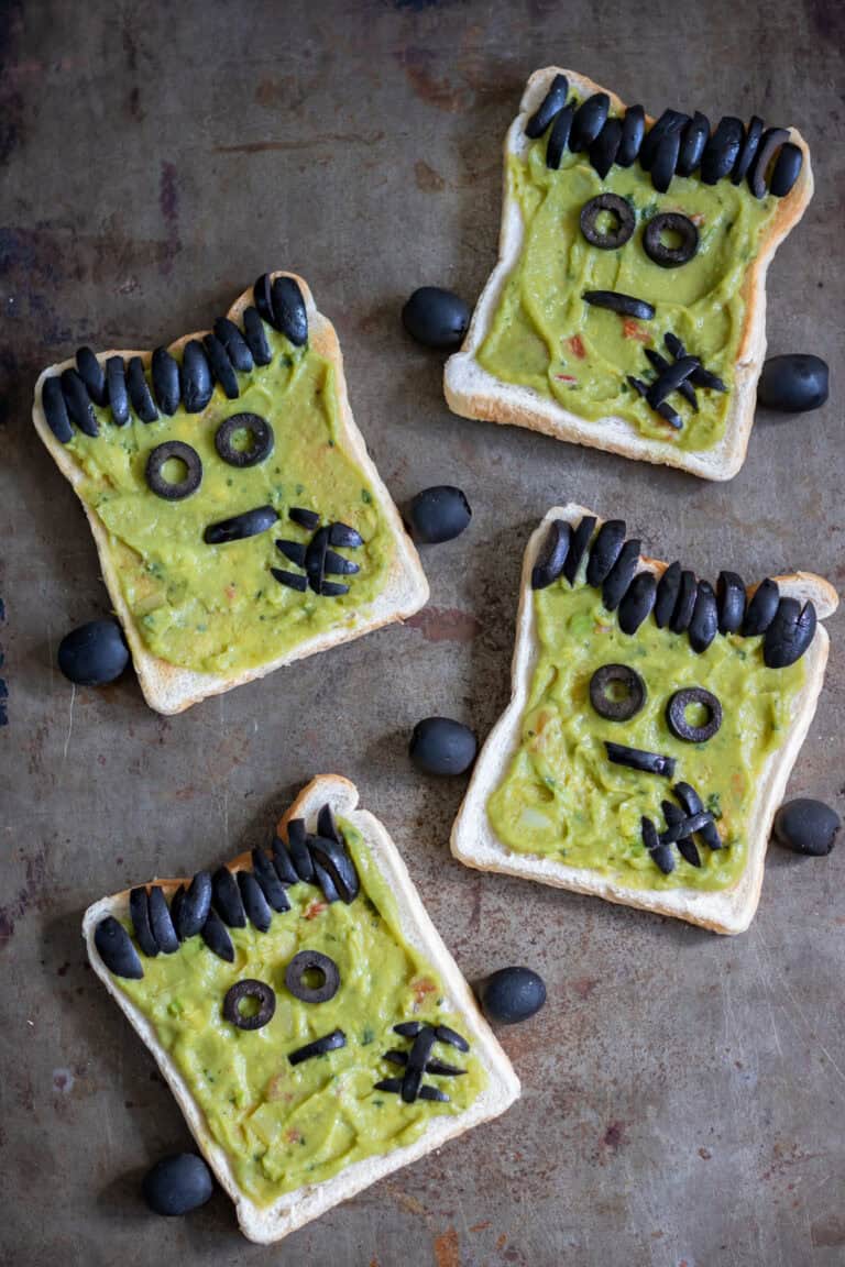 Frankenstein Halloween Toast • You Say Potatoes