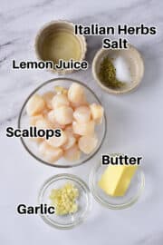 Garlic Butter Boiled Scallops • You Say Potatoes