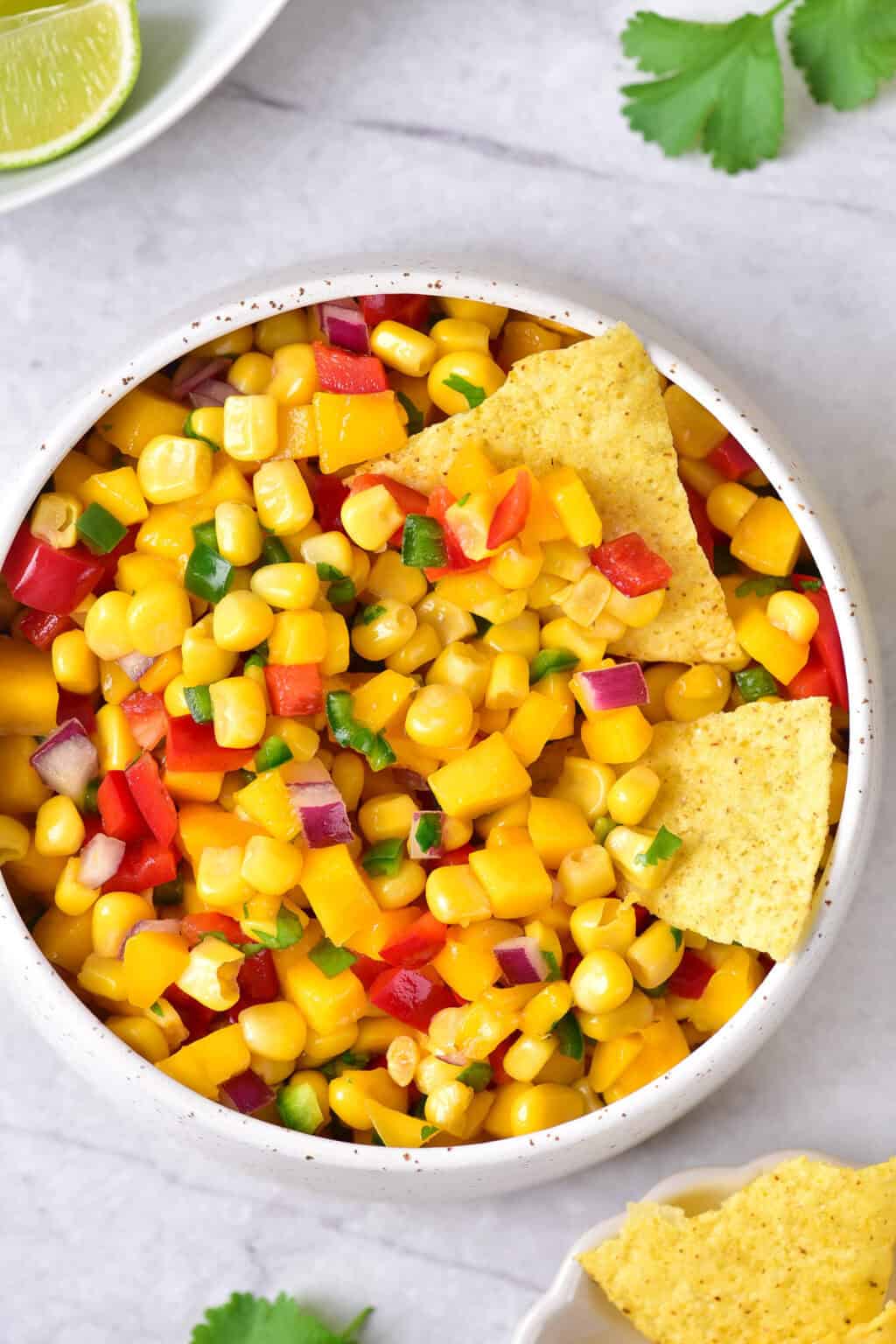 Mango Corn Salsa • You Say Potatoes